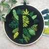 Negative space embroidery: интересный прием в вышивке